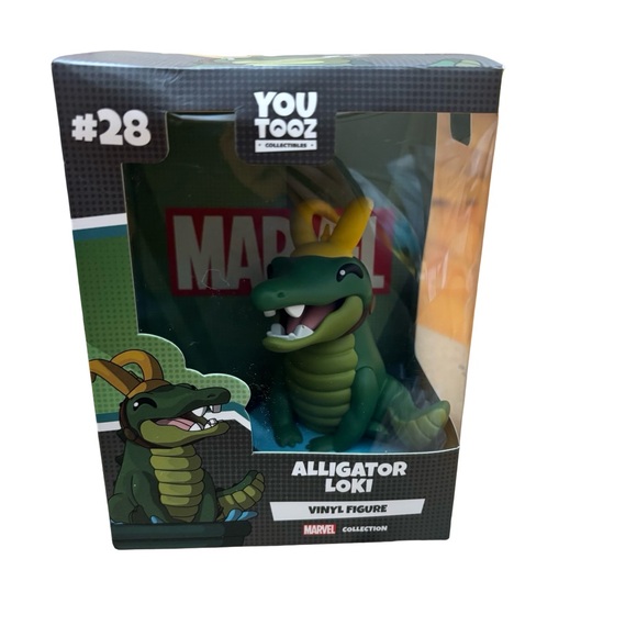 Marvel | Other | Marvel Alligator Loki Collectible Green And Yellow ...